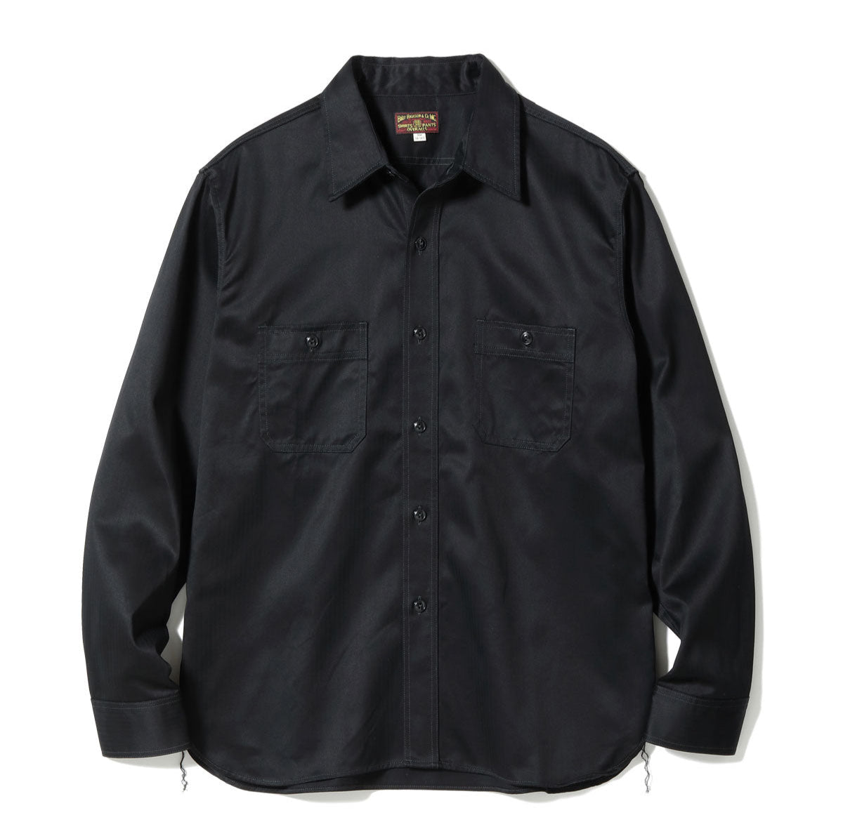 Buzz Rickson Herringbone Work Shirt - Black – American Classics London
