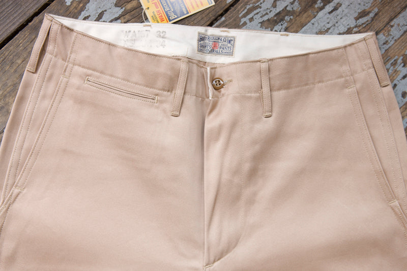 Buzz Rickson Original Spec Chinos Beige BR40025A – American Classics London